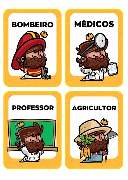 TurmaDoReino - Cards - Profissões