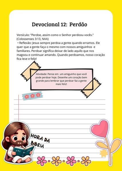 TurmaDoReino - Devocional 12 - Perdão
