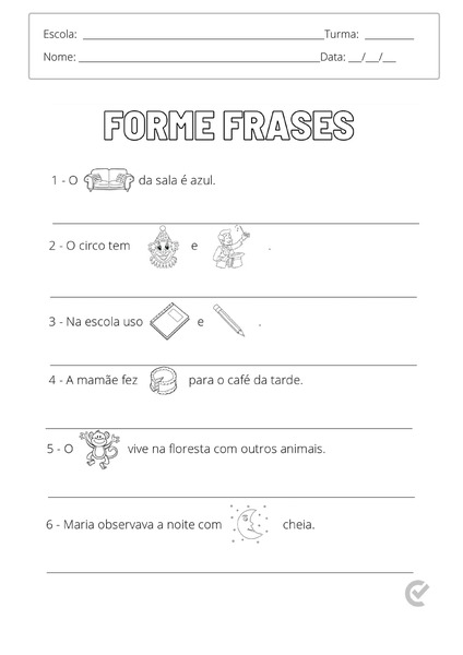 TurmaDoReino - Forme Frases