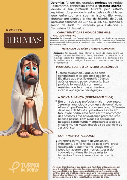 TurmaDoReino - Profeta Jeremias