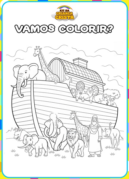 TurmaDoReino - Vamos Colorir - A Arca de Noé v.2