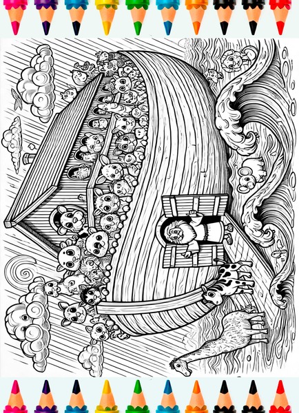 TurmaDoReino - Vamos Colorir - A Arca de Noé v.4